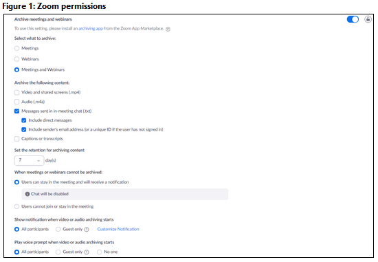 Smarsh Cloud Capture for Zoom
