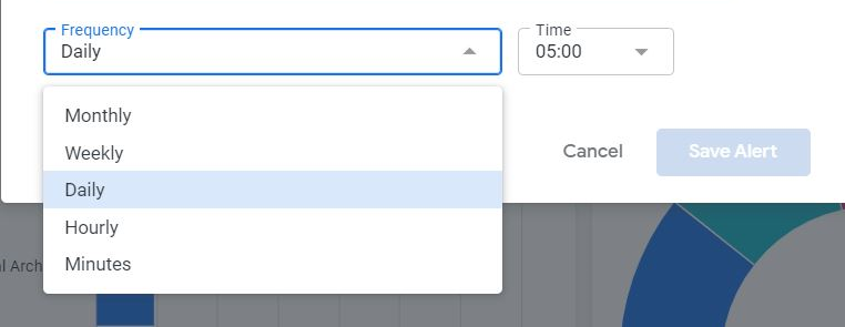 How to create a Queue Summary alert
